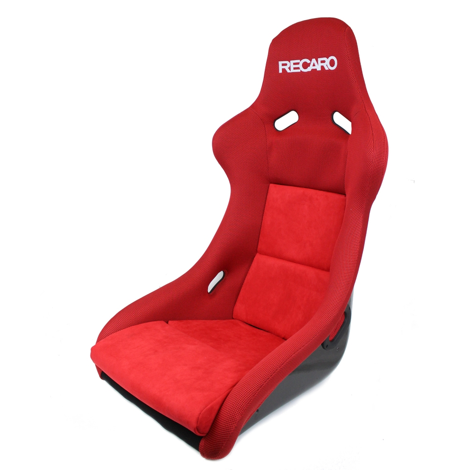 Recaro Pole Position - Jersey Red w/ Red Suede – Kaiju Motorsports
