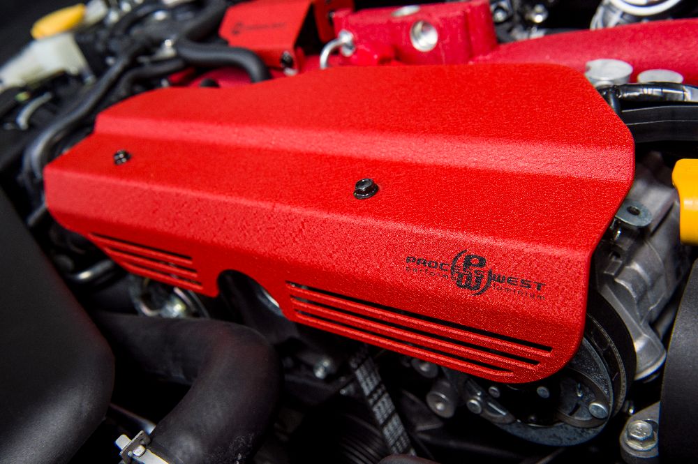 Process West Engine Pulley Garnish (Red) | Kaiju Motorsports